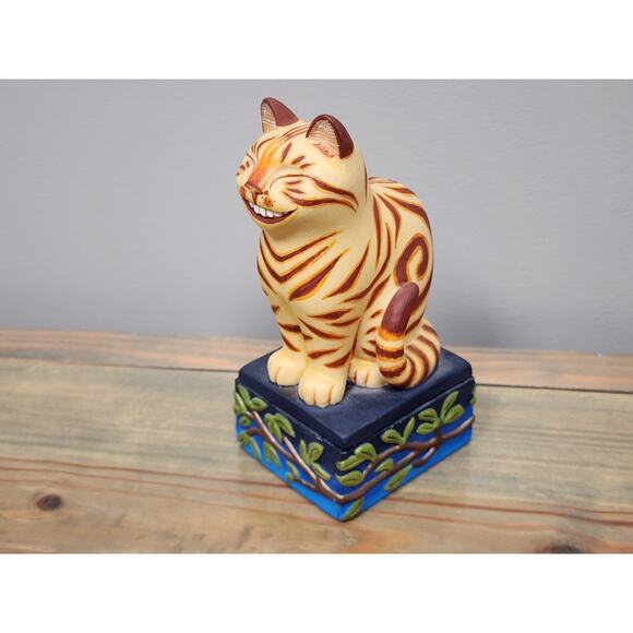 Tyber Katz | Toys | Cheshire Sphinx Cat Figurine Sculpture Box By Tyber ...
